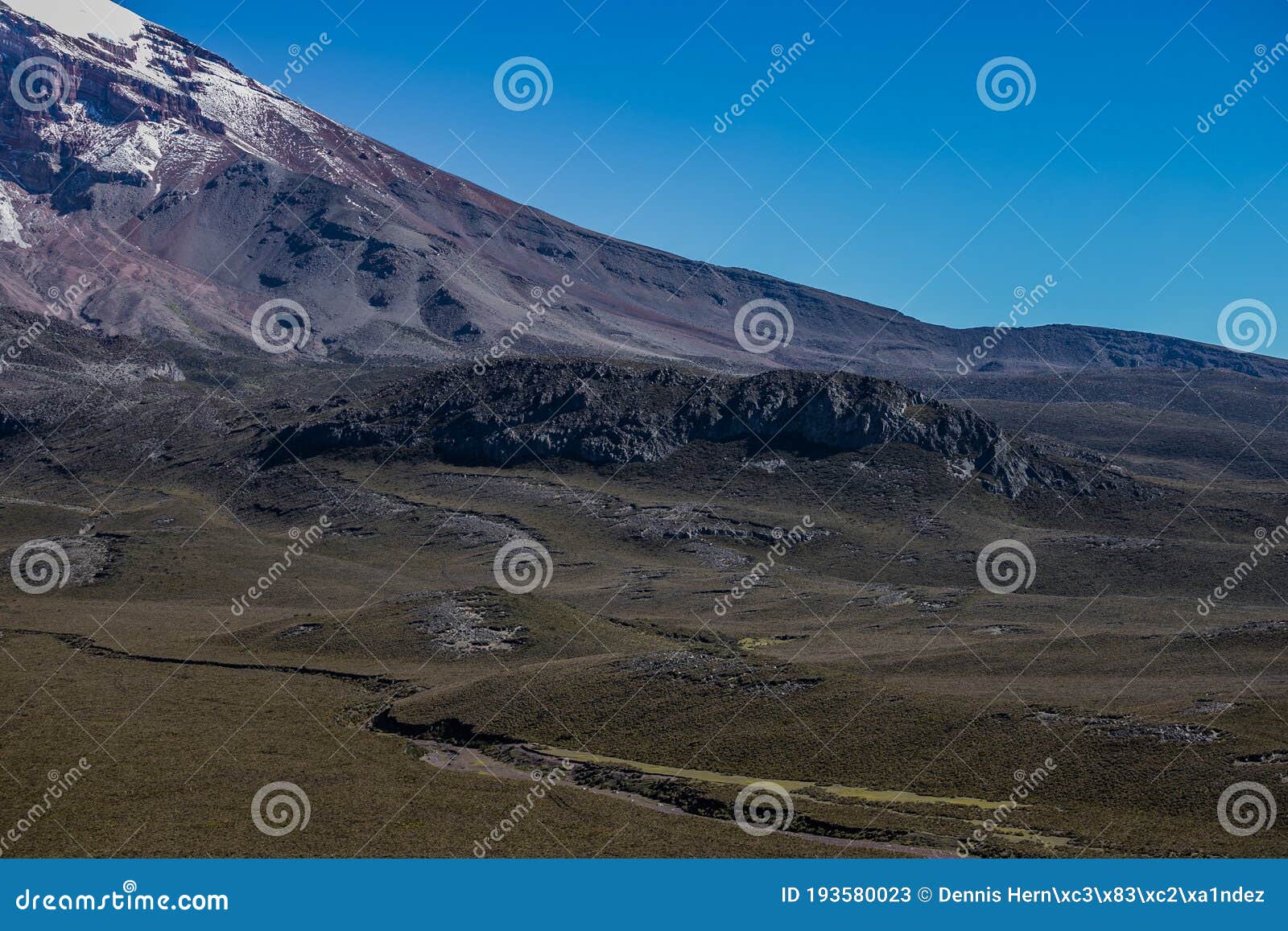 Chimborazo volcano stock image. Image of sunrise, nature - 193580023