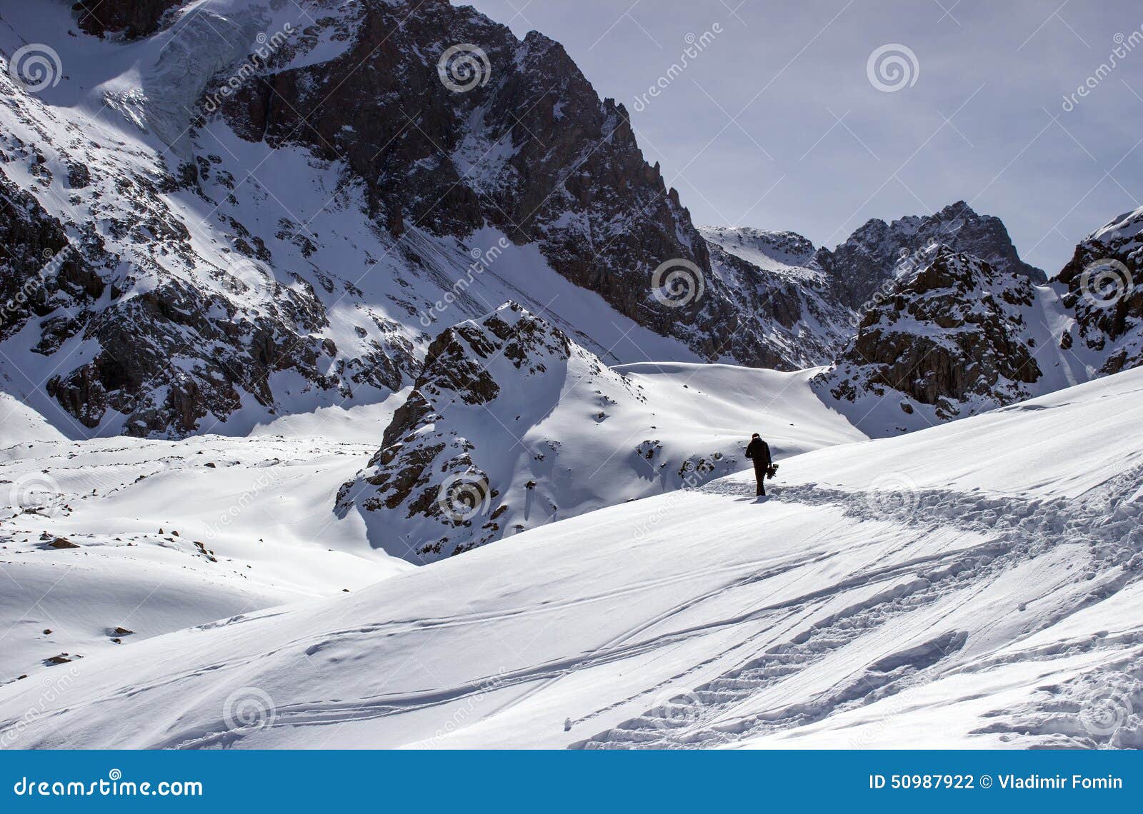 Chimbulak. Snow in the Mountains Stock Photo - Image of rest, serially ...