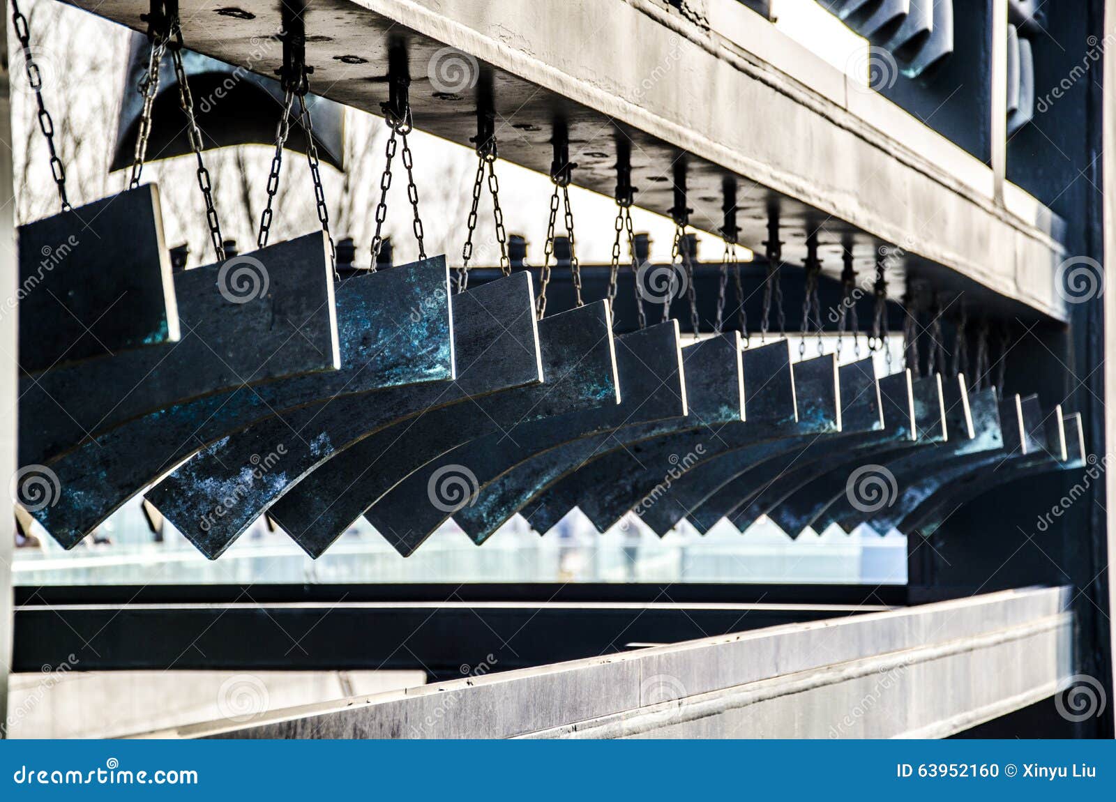 The Chime Bells,Beijing stock photo. Image of decorative - 63952160