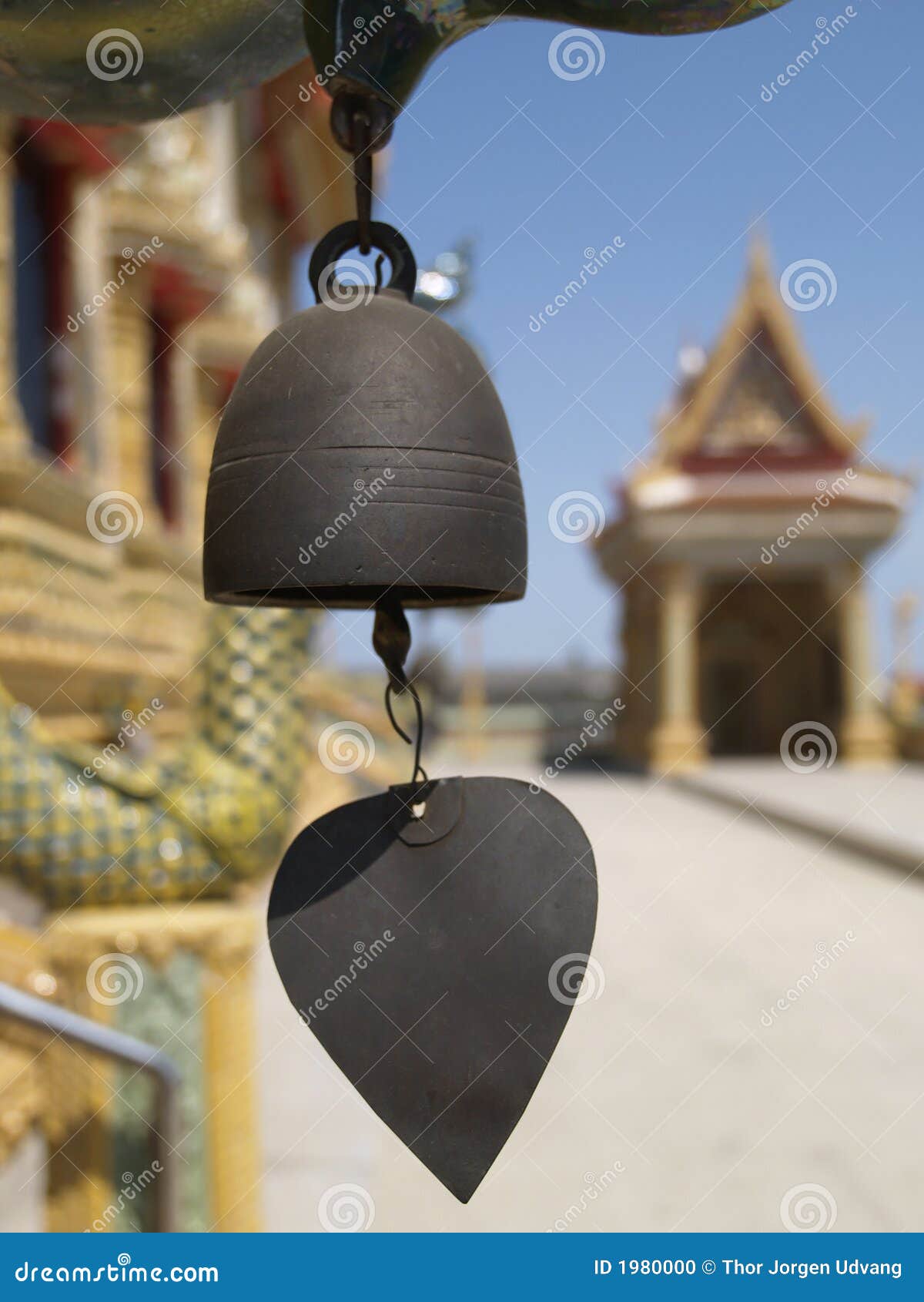 Chime at Buddhist temple stock photo. Image of buddha - 1980000