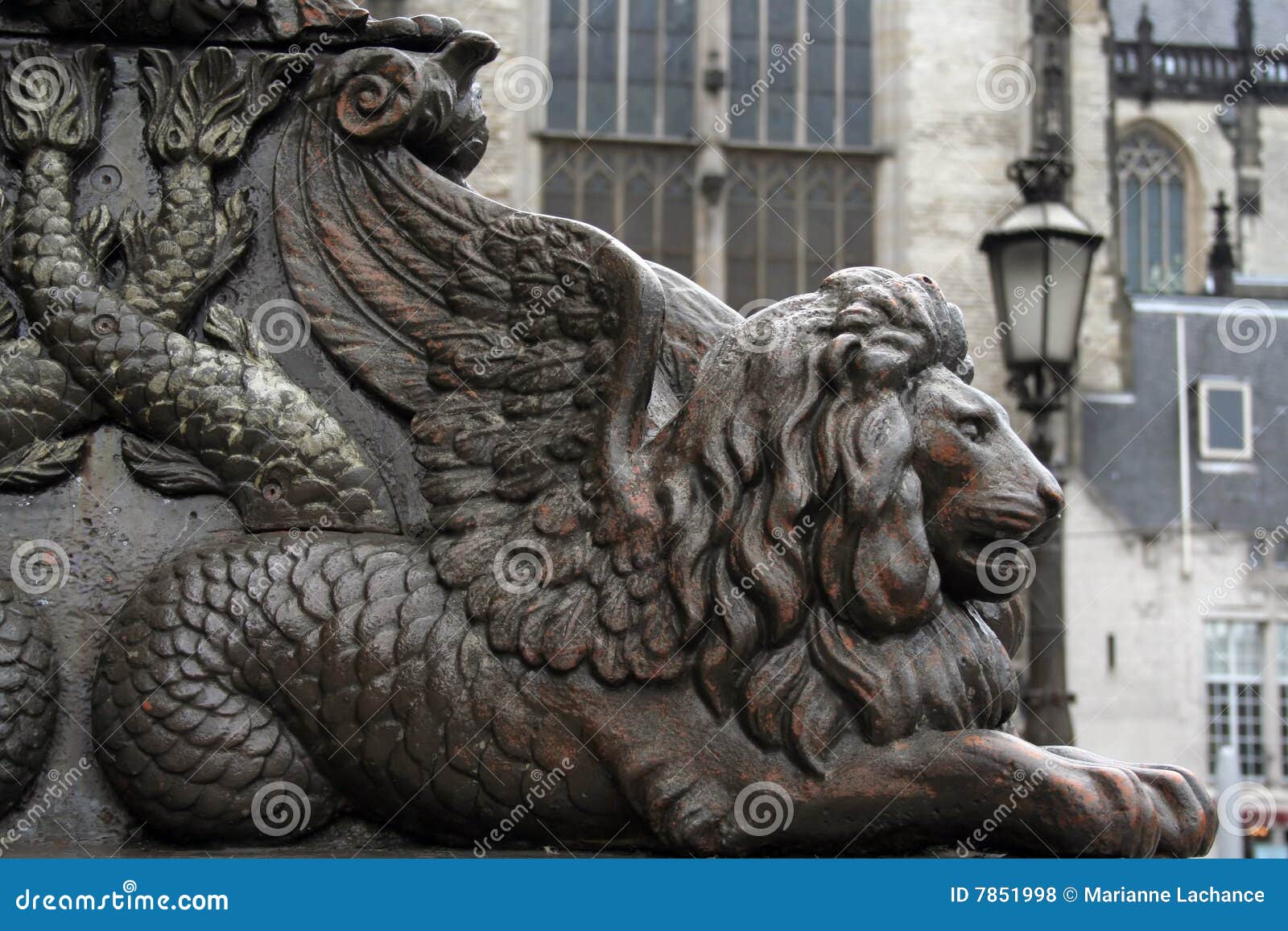 Chimera stock photo. Image of lion, netherlands, detail - 7851998
