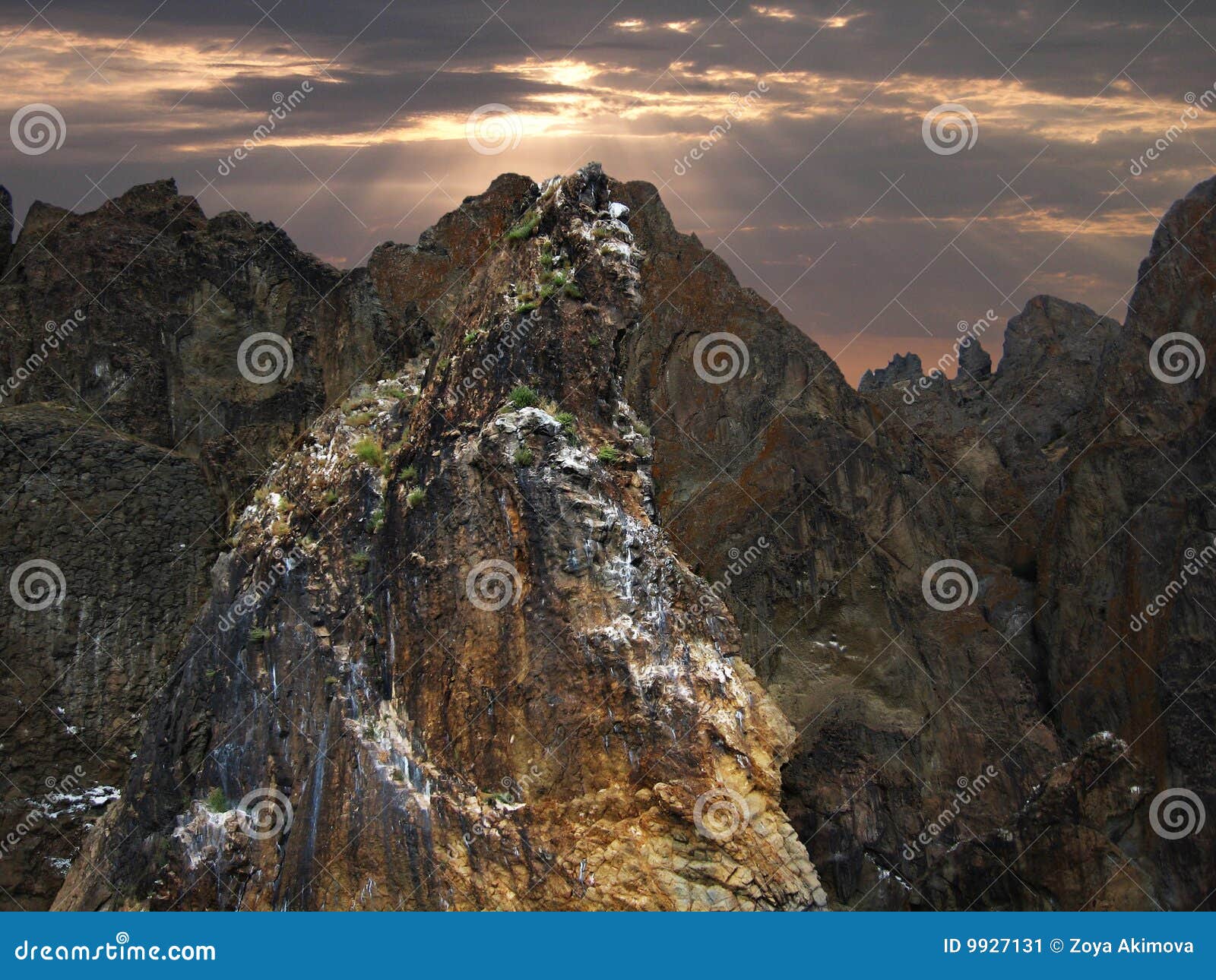 Chimera stock image. Image of mountain, sunset, relaxation - 9927131