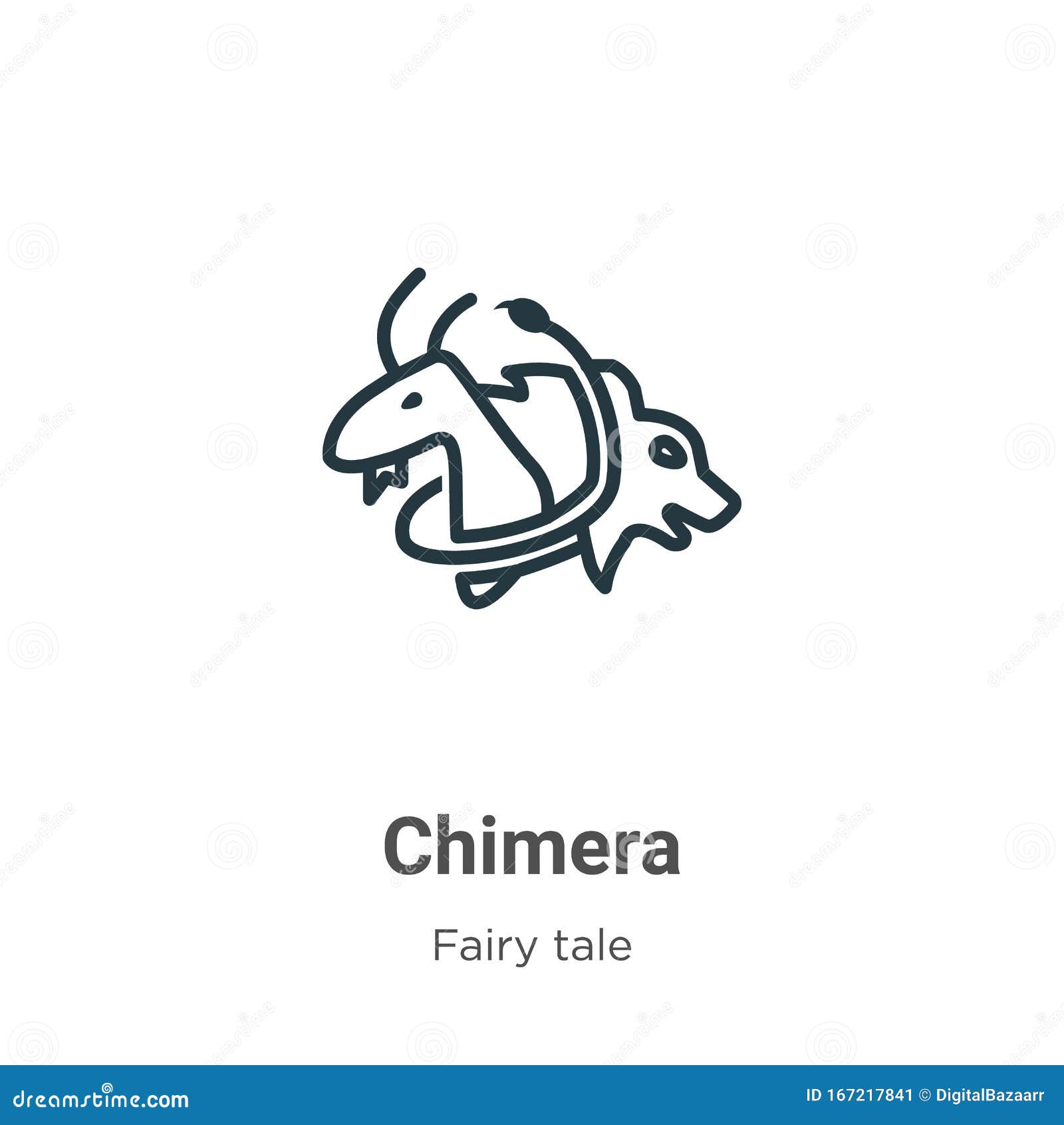 Chimera Icon. Trendy Chimera Logo Concept On White Background Fr Vector ...