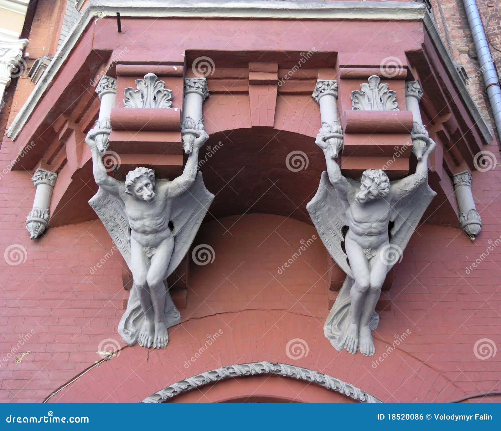 Chimeras stock photo. Image of architecture, kiev, figure - 18520086