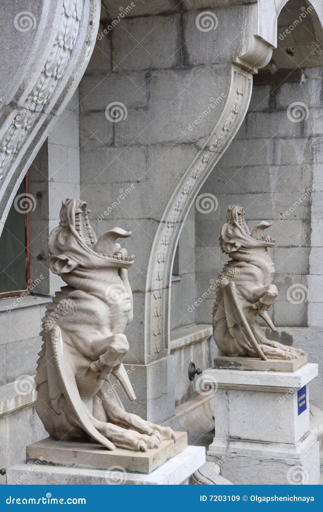 Chimeras stock image. Image of ancient, architecture, masandra - 7203109