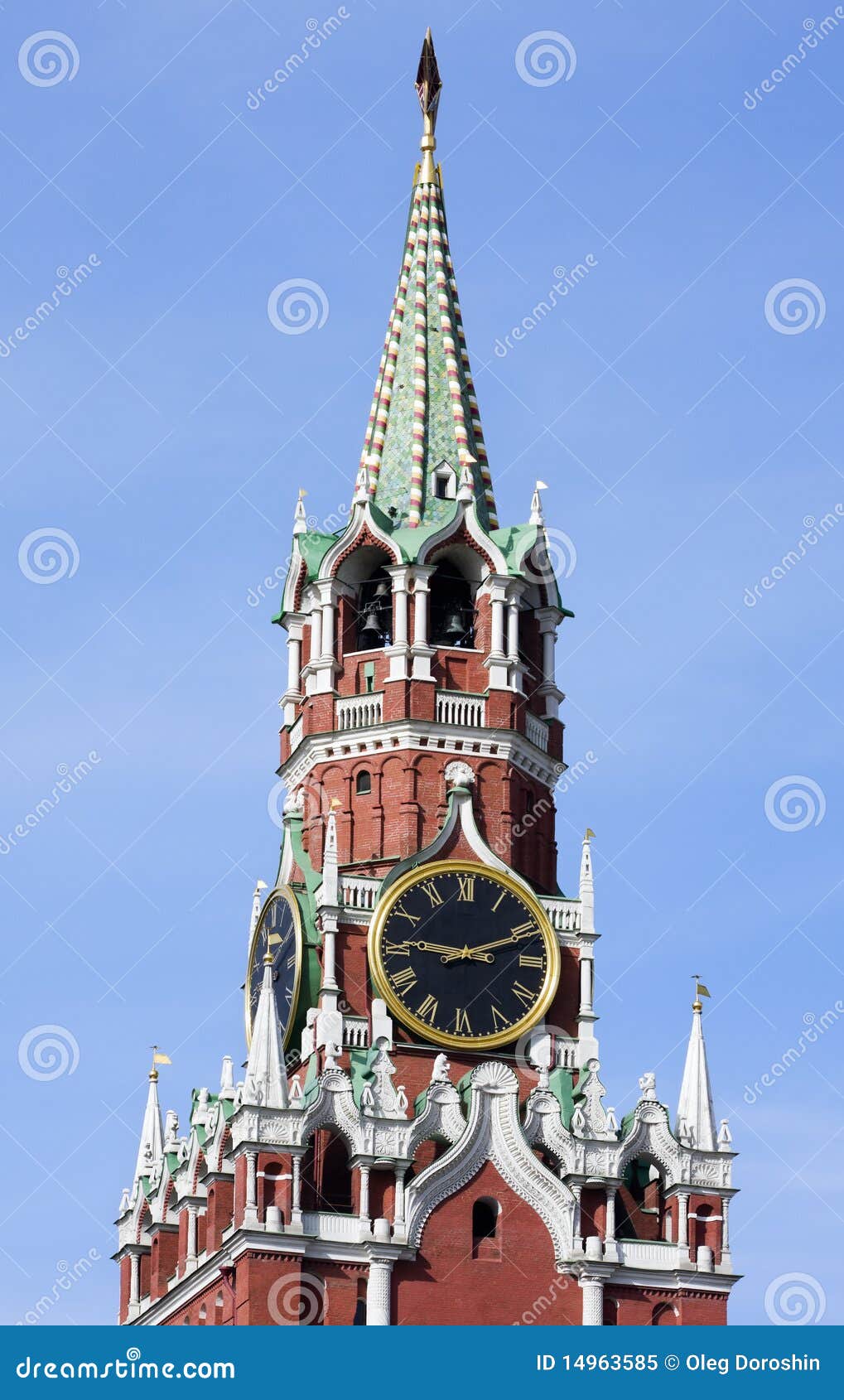 Chimes of the Spassky Tower Stock Image - Image of place, tourism: 14963585
