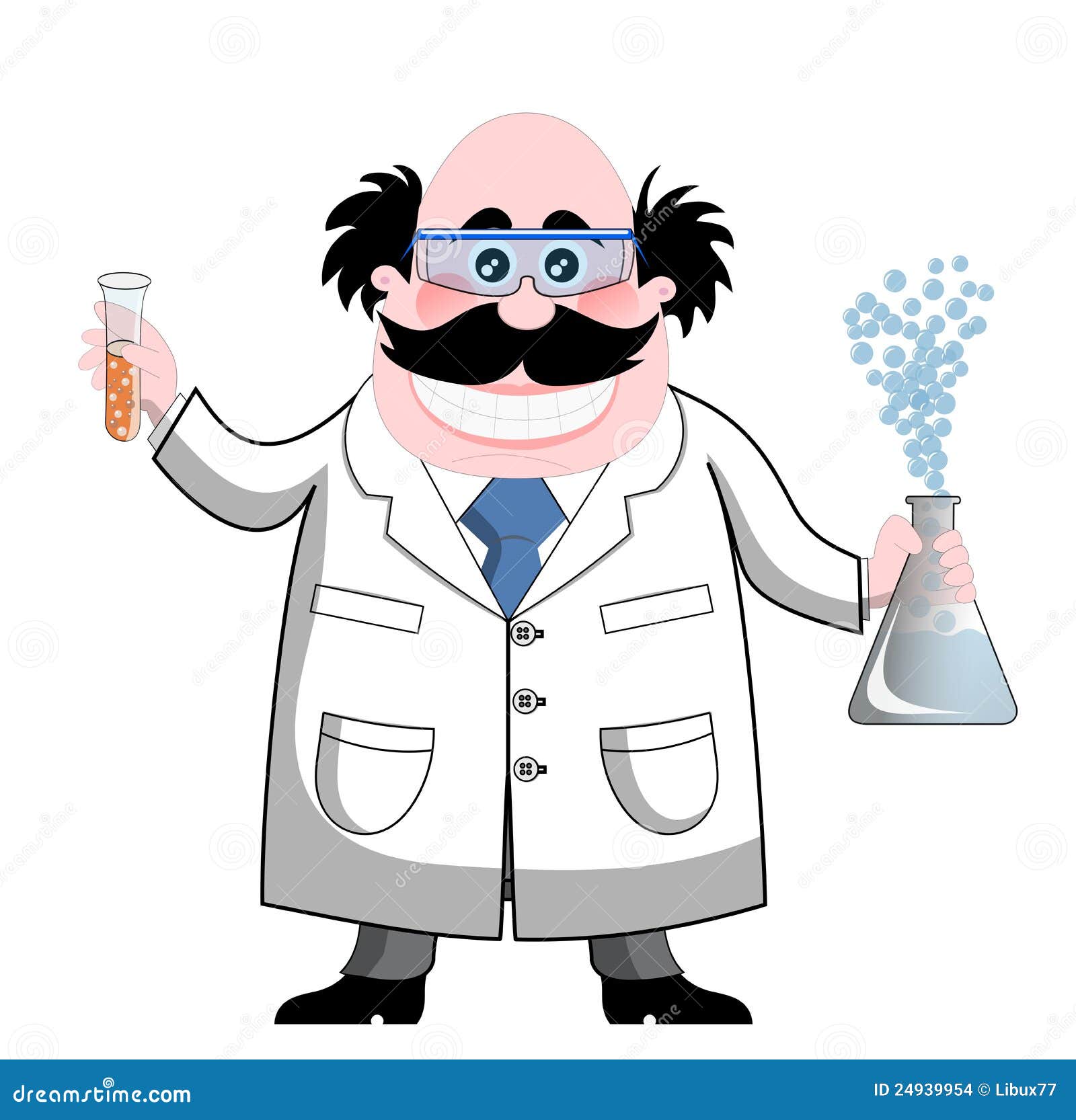 Chimiste illustration stock. Illustration du glaces, adulte - 24939954