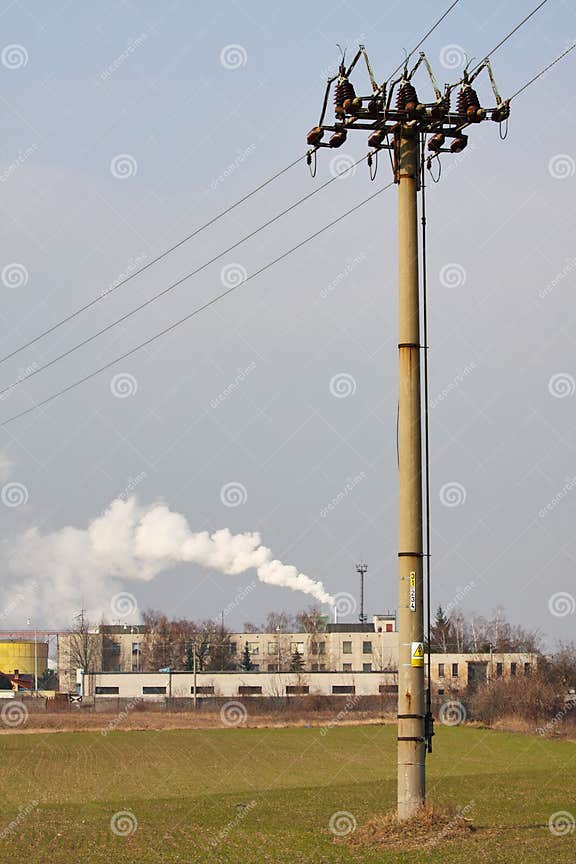 Chimney stock photo. Image of chimney, transmission, pillar - 13334444