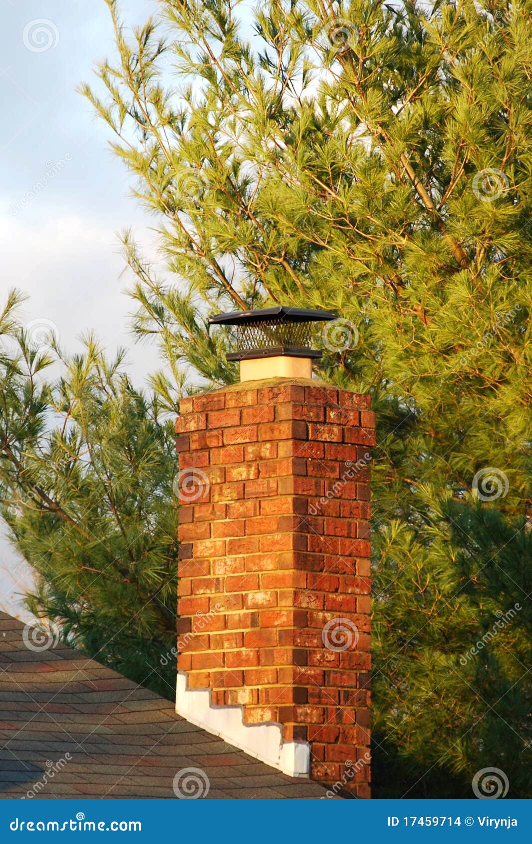 Chimney stock photo. Image of furnace, branches, flue - 17459714