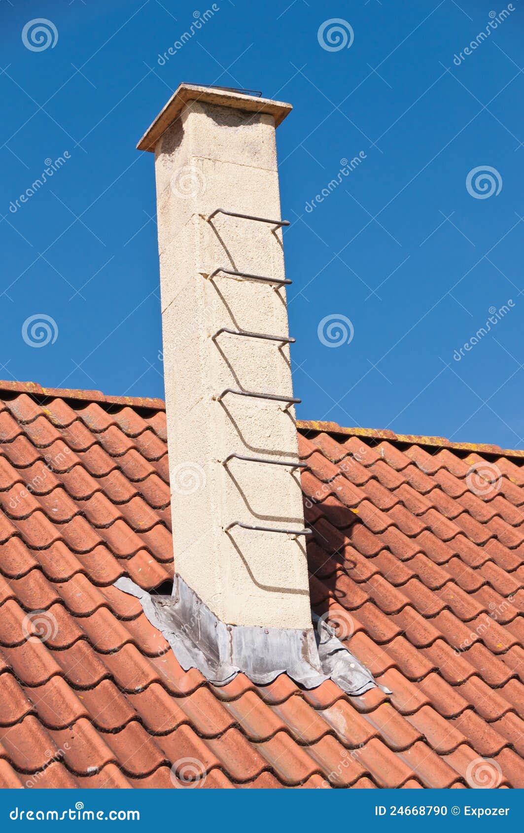 Chimney stock photo. Image of architectural, high, aged - 24668790