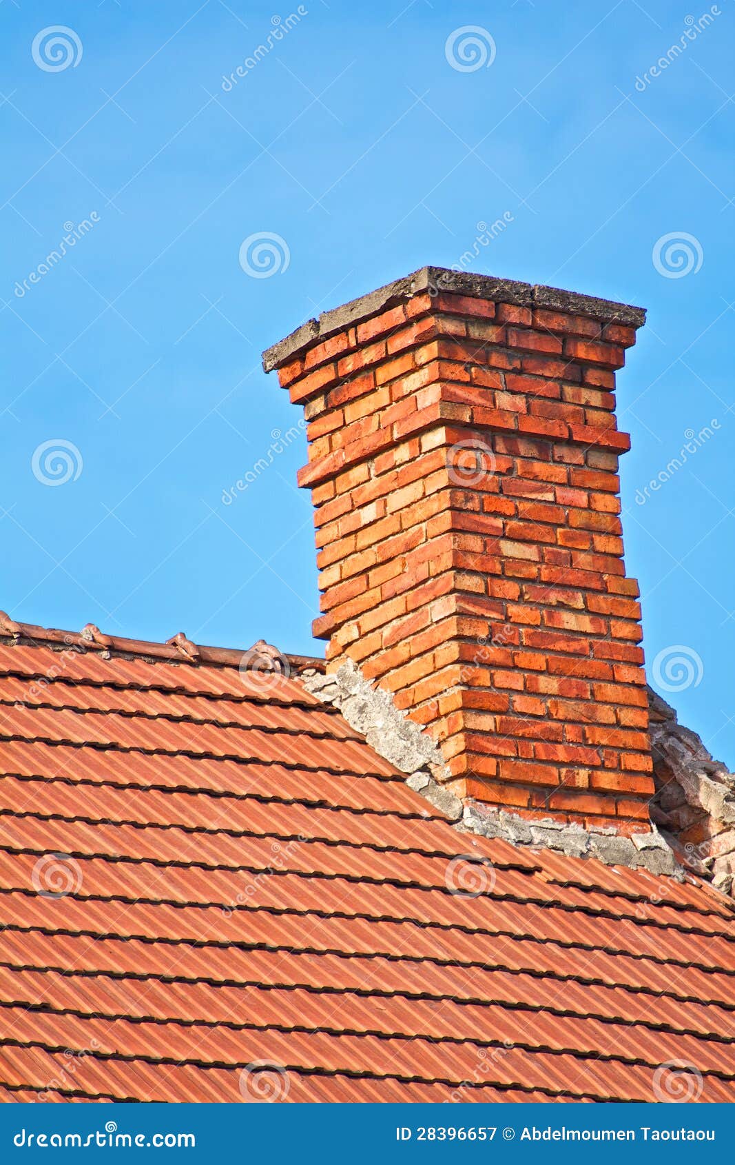 Chimney stock image. Image of ceramic, disrepair, comfort - 28396657