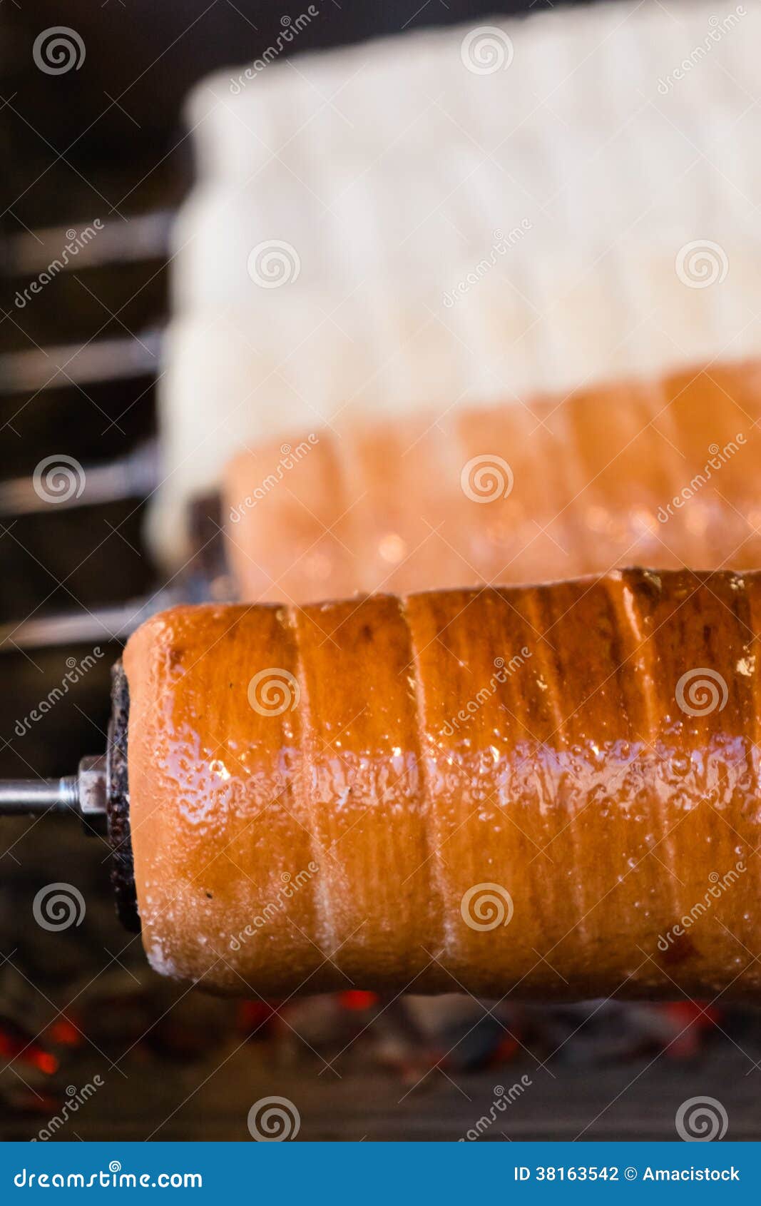 Chimney Cake A Traditional Sweet Stock Photo | CartoonDealer.com #96148722