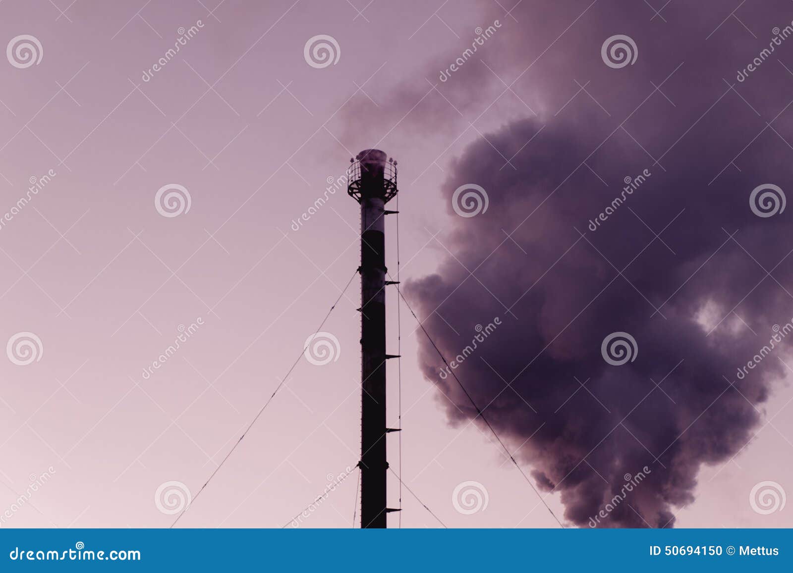 Chimney. Contamination, Pollution Causing Global Stock Photo - Image of ...