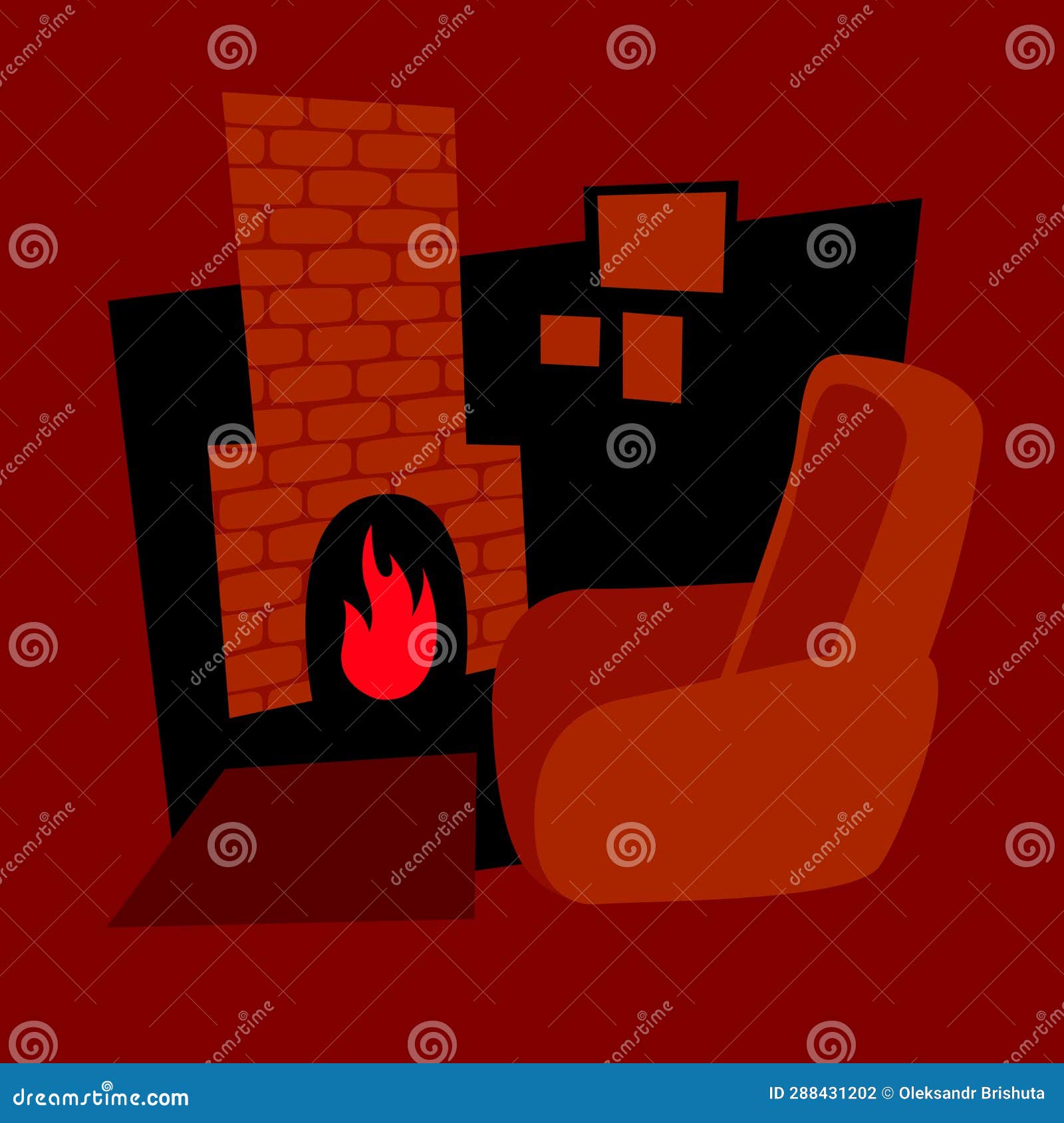 Corner Fire Glow With Fiery Sparks, Particles Vector Illustration ...