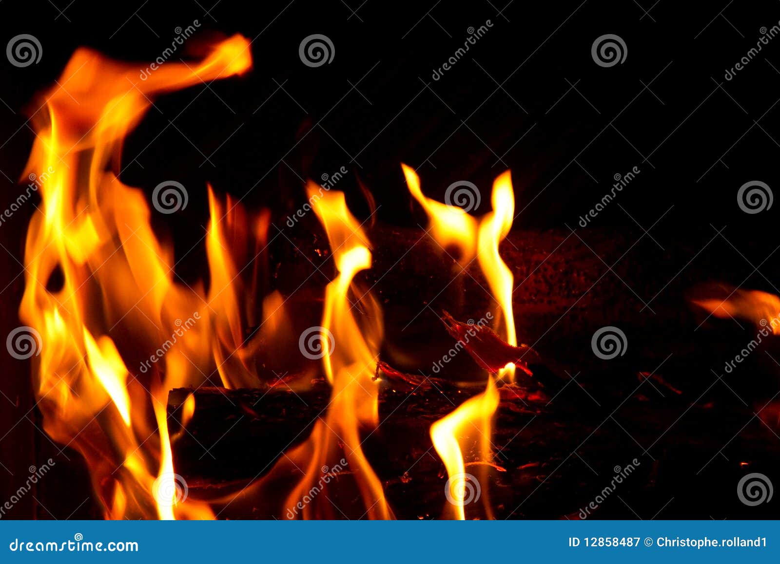 Chimney fire stock image. Image of detail, heat, interior - 12858487