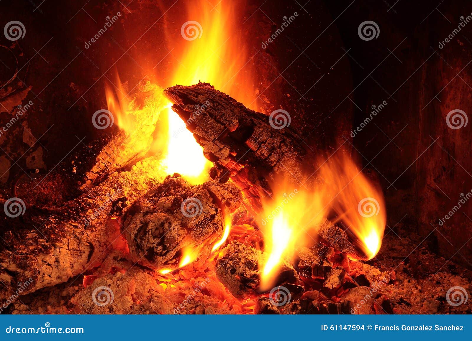 Chimney fire stock photo. Image of brick, house, simplicity - 61147594