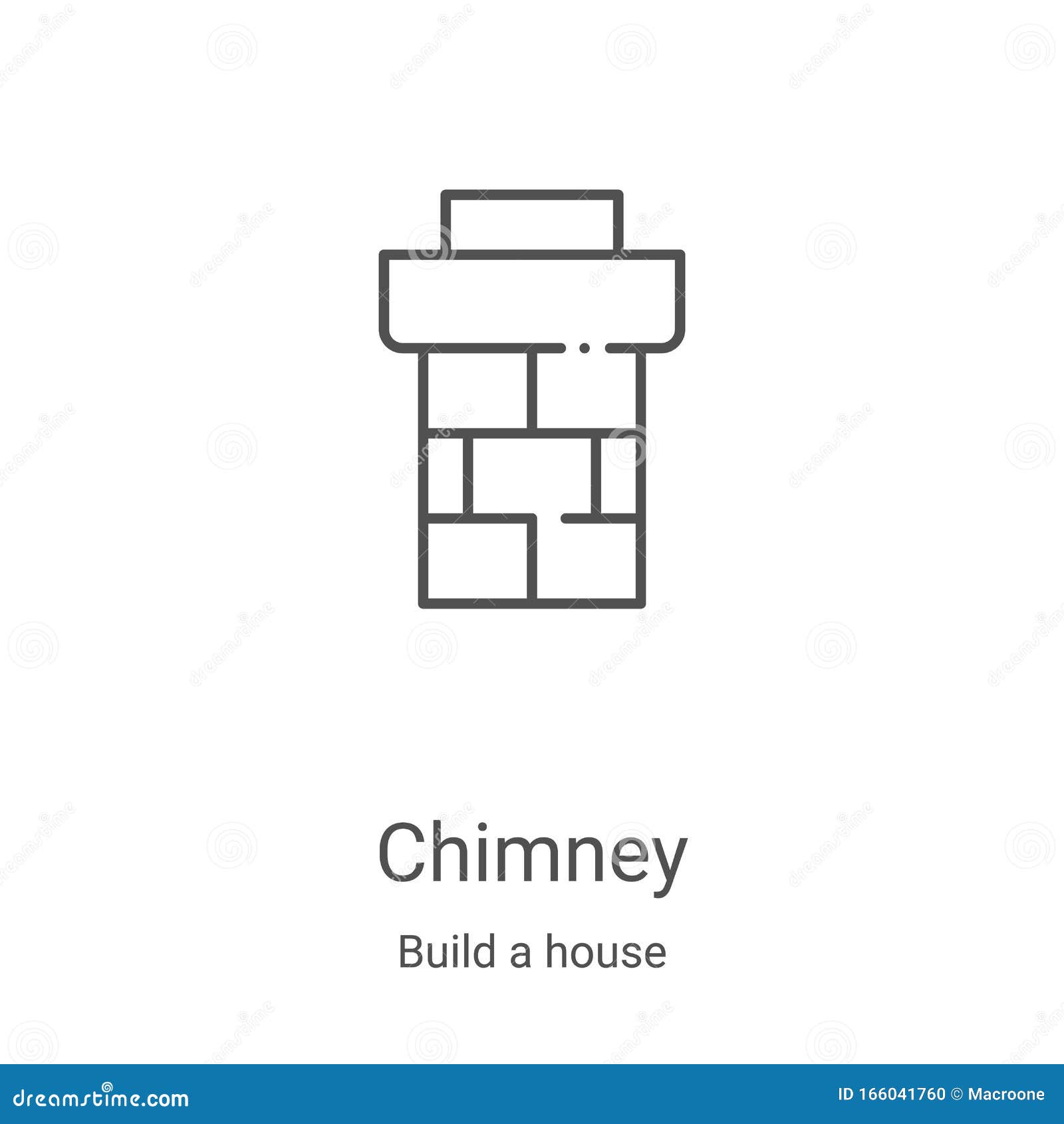 Chimney Icon Vector from Build a House Collection. Thin Line Chimney ...