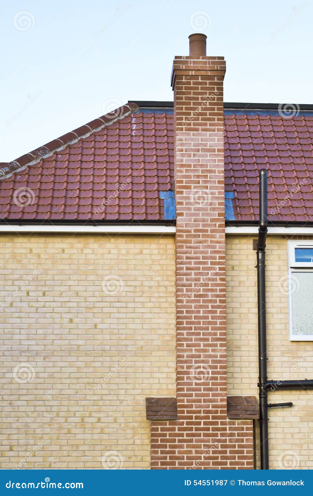 Chimney stock image. Image of design, building, environment - 54551987