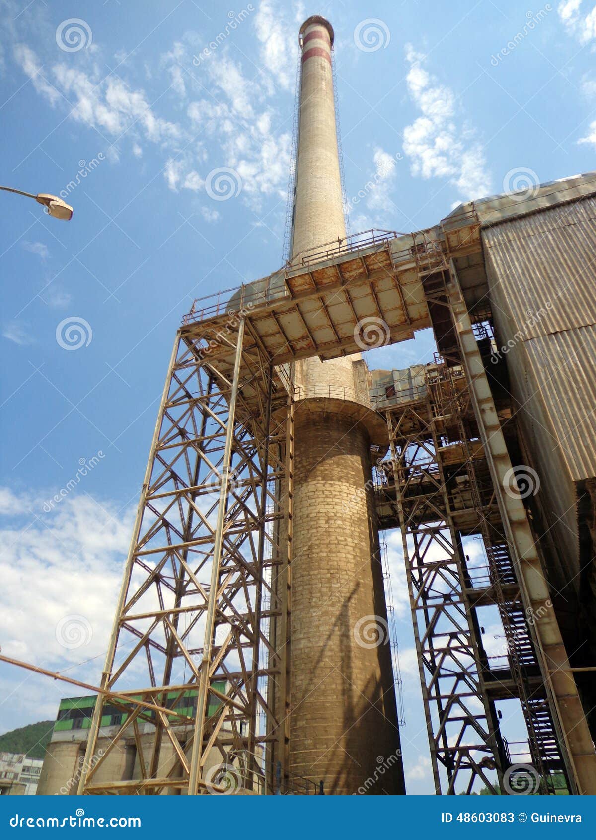 Chimney stock image. Image of industri, mineral, factory - 48603083