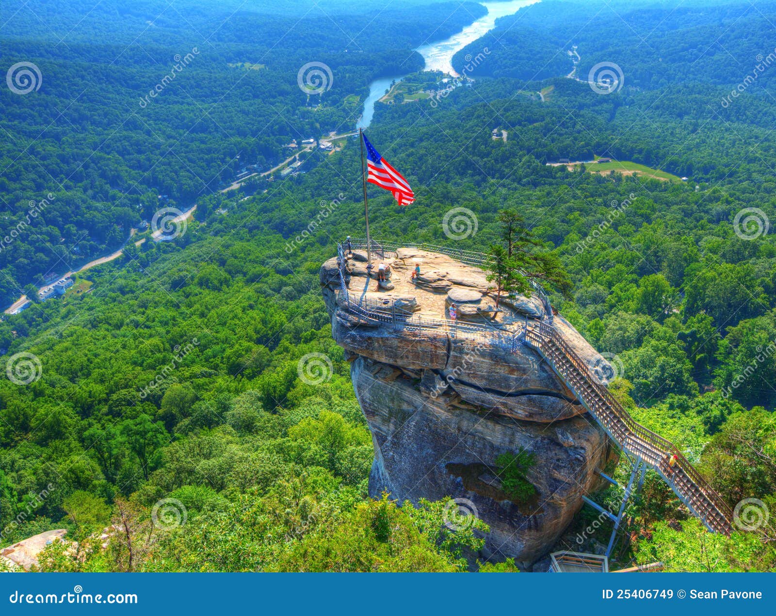 Chimney Rock stock image. Image of american, woods, forest - 25406749