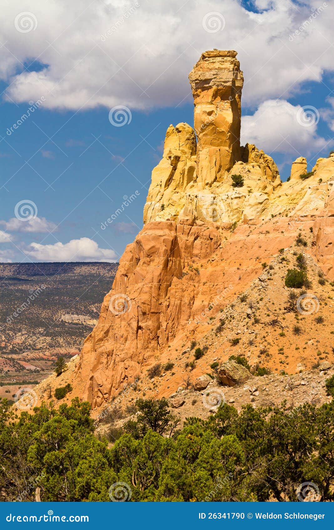 Chimney Rock, New Mexico Rock Formation Stock Photo - Image of nature ...