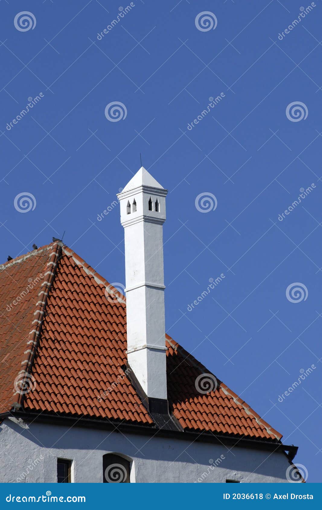 Chimney on Roof of German Castle Stock Photo - Image of bavaria ...