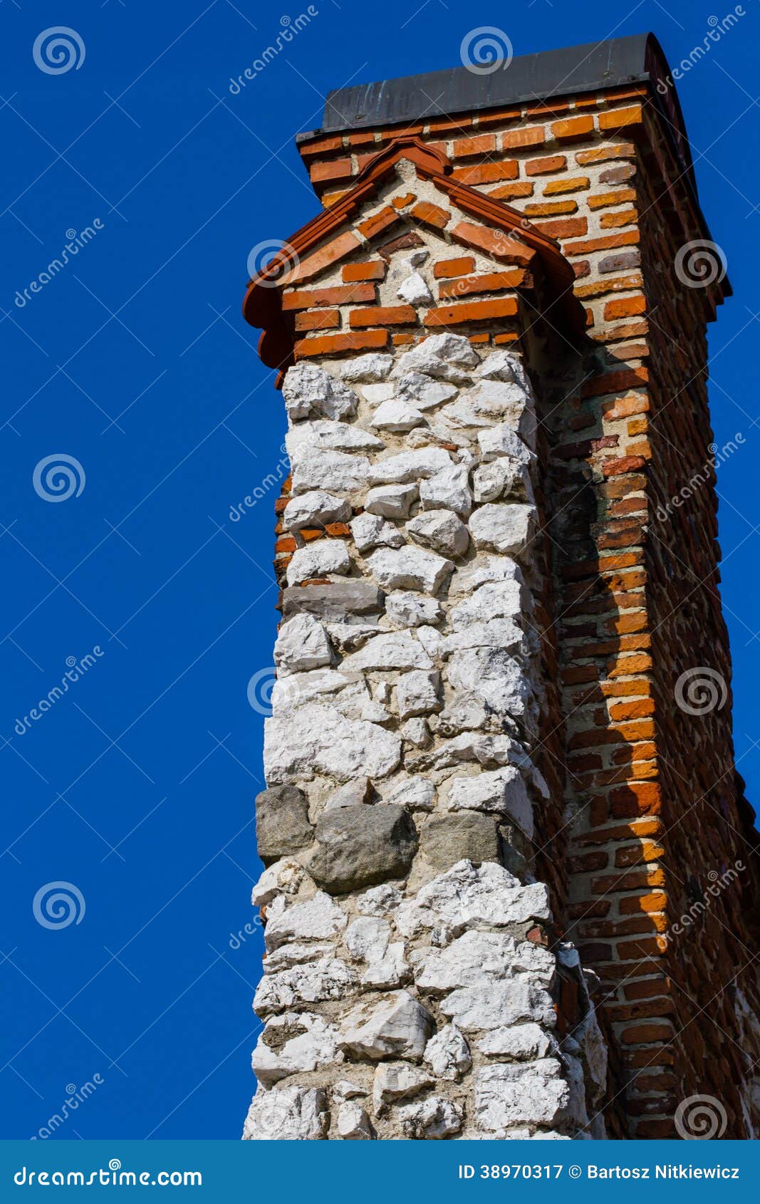 Chimney stock image. Image of high, defense, prison, outdoors - 38970317