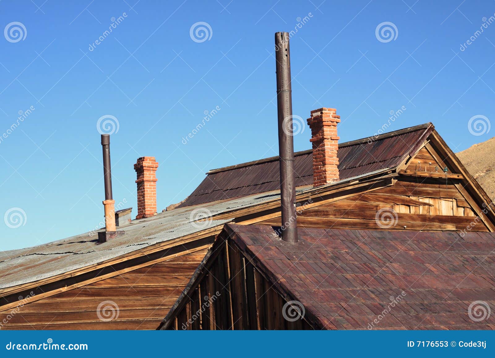 Chimney and Smokestack stock image. Image of house, metal - 7176553