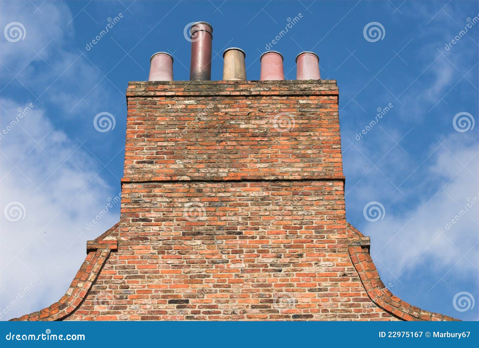 Chimney Stack stock image. Image of pots, ornate, home - 22975167