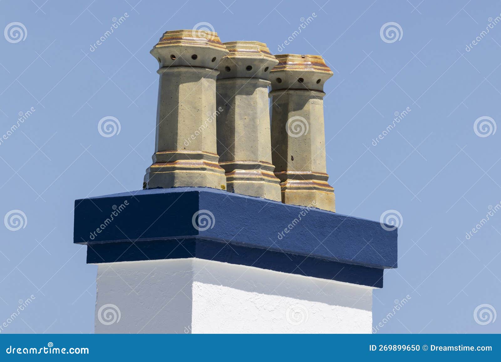 Chimney stack stock photo. Image of smoke, stack, blue - 269899650