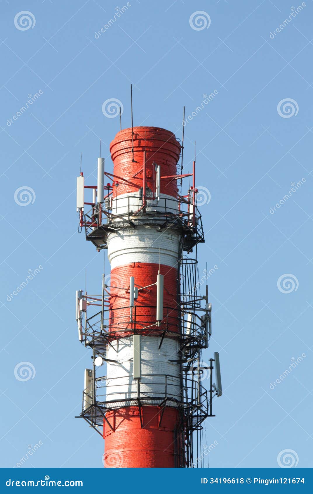 Chimney-stalk stock photo. Image of environment, manufacturing - 34196618