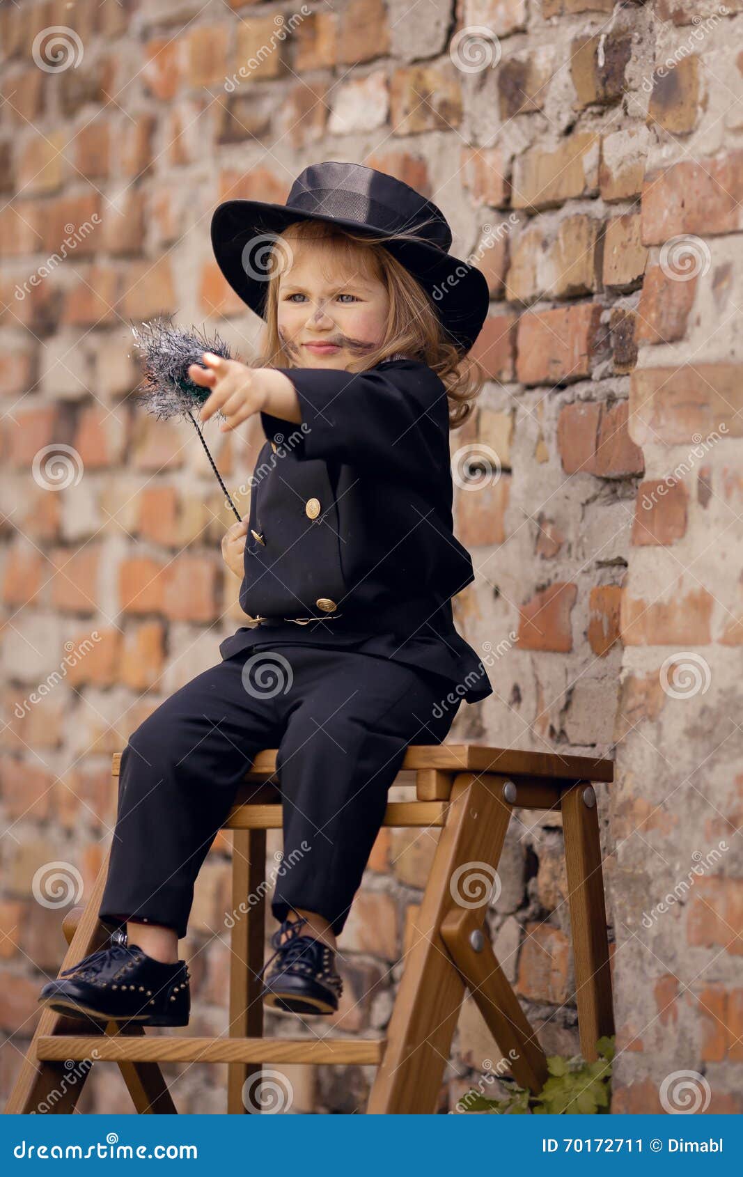 Chimney Sweep Girl stock image. Image of dusty, child - 70172711