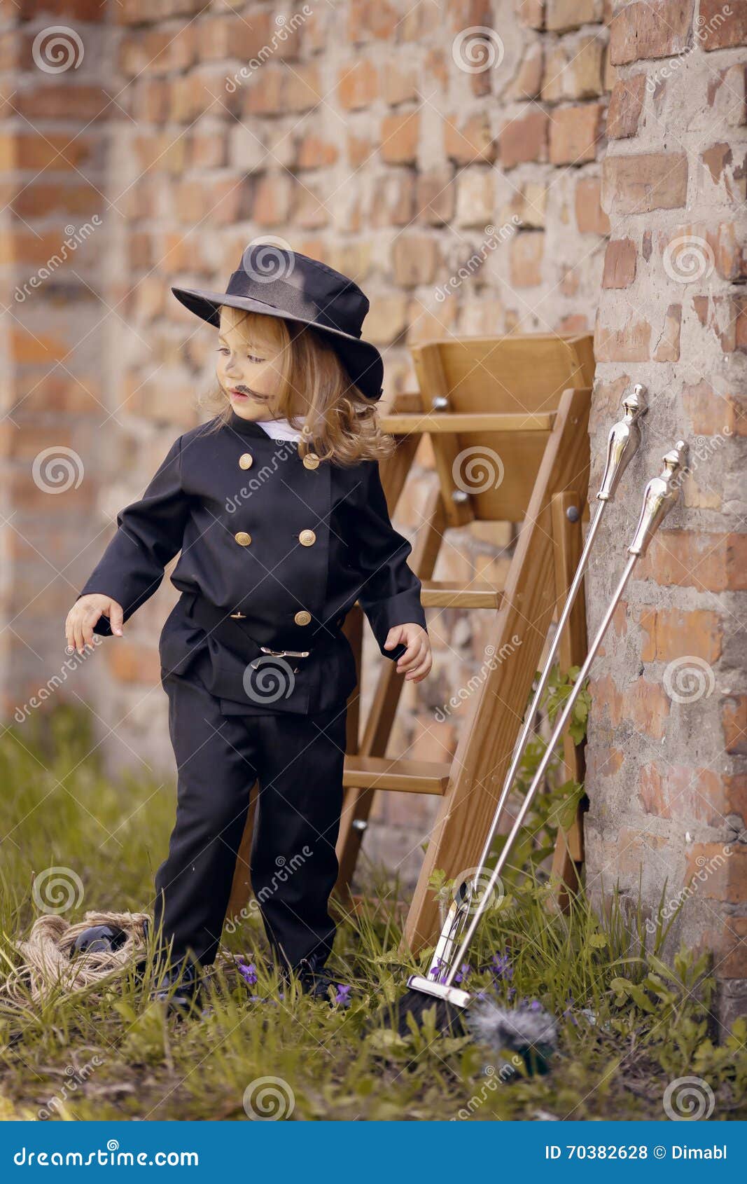 Chimney Sweep Girl stock photo. Image of black, child - 70382628