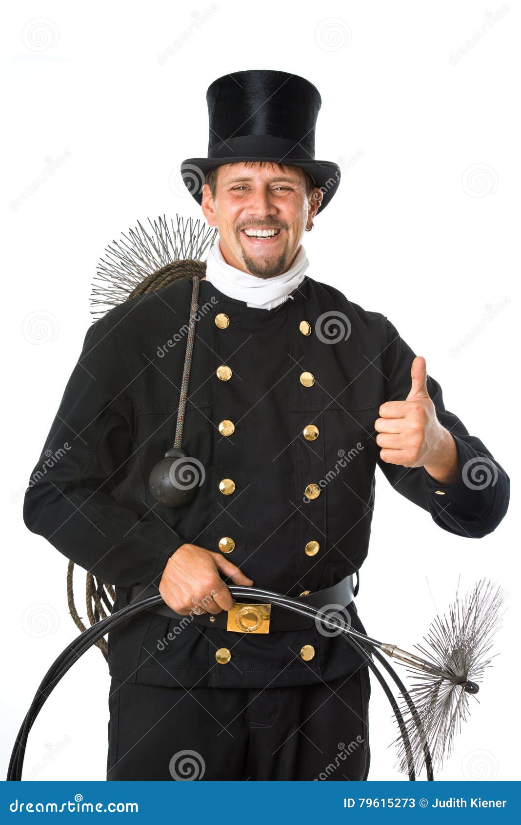 Chimney sweeper stock image. Image of black, white, good - 79615273