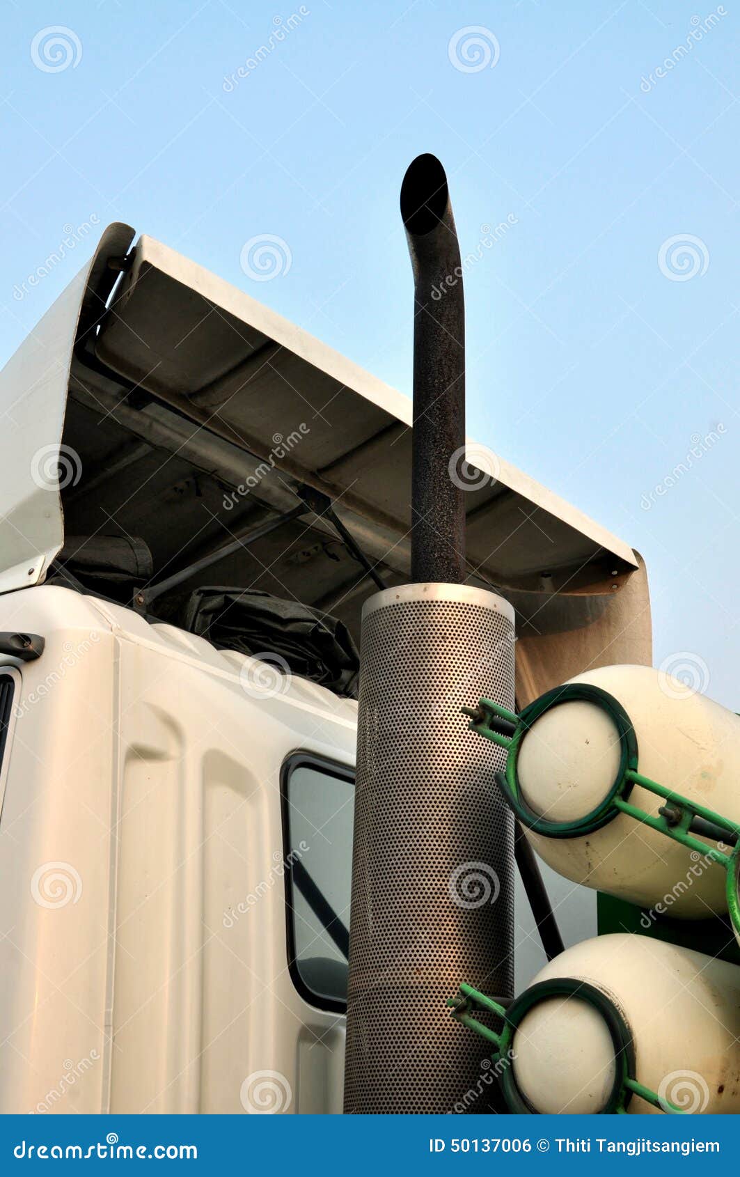 Chimney of truck stock photo. Image of cargo, transportation - 50137006