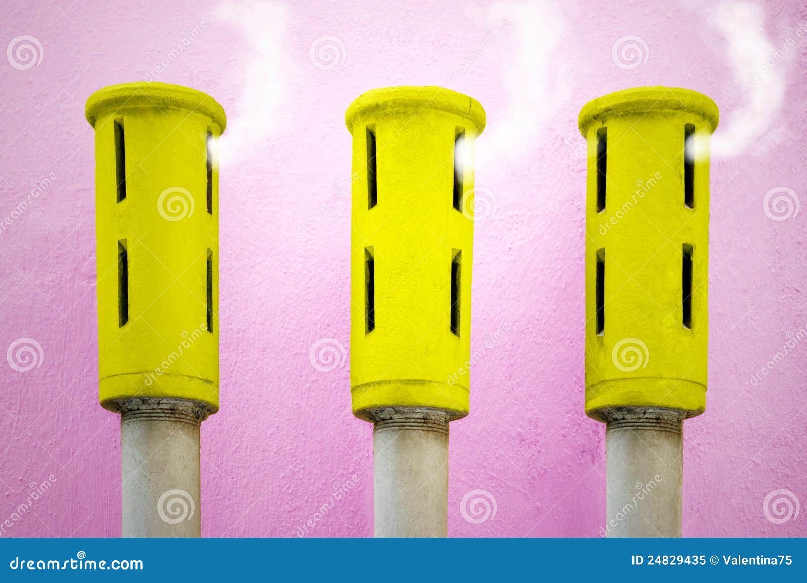 Chimneys abstract stock image. Image of strange, horizontal - 24829435