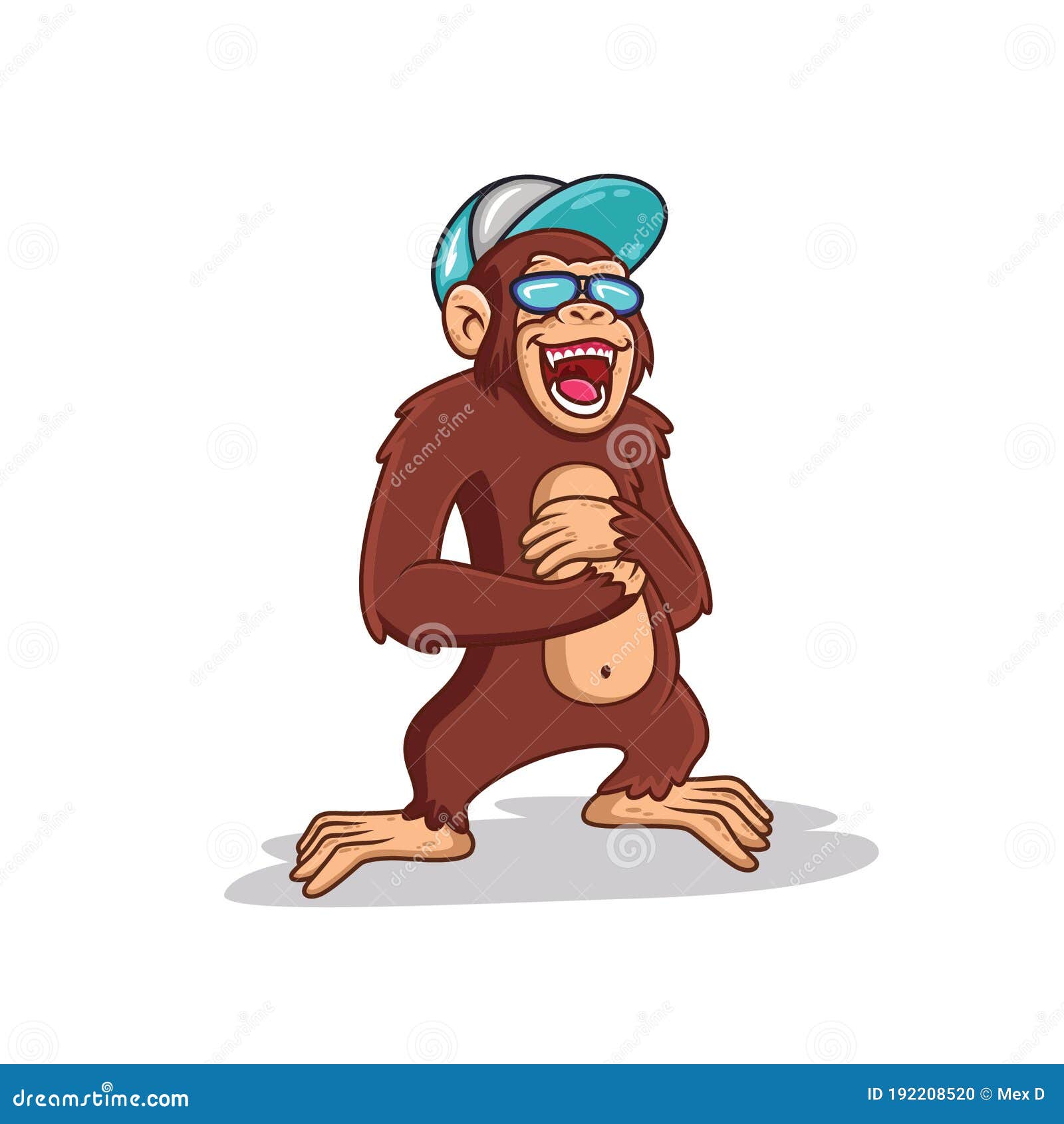 Cool Laughing Emoticon In Shades. Awesome Yellow Laughing Face Emoji In ...