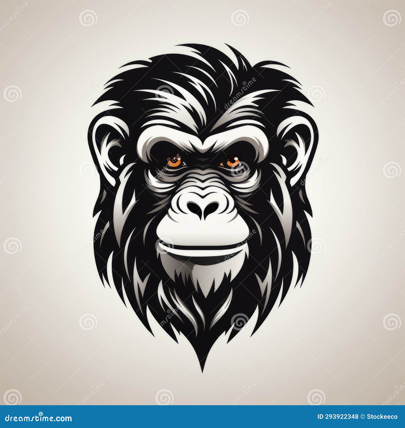 Pixel Chimp: A Cute Minecraft-inspired Voxel Art Character Royalty-Free ...