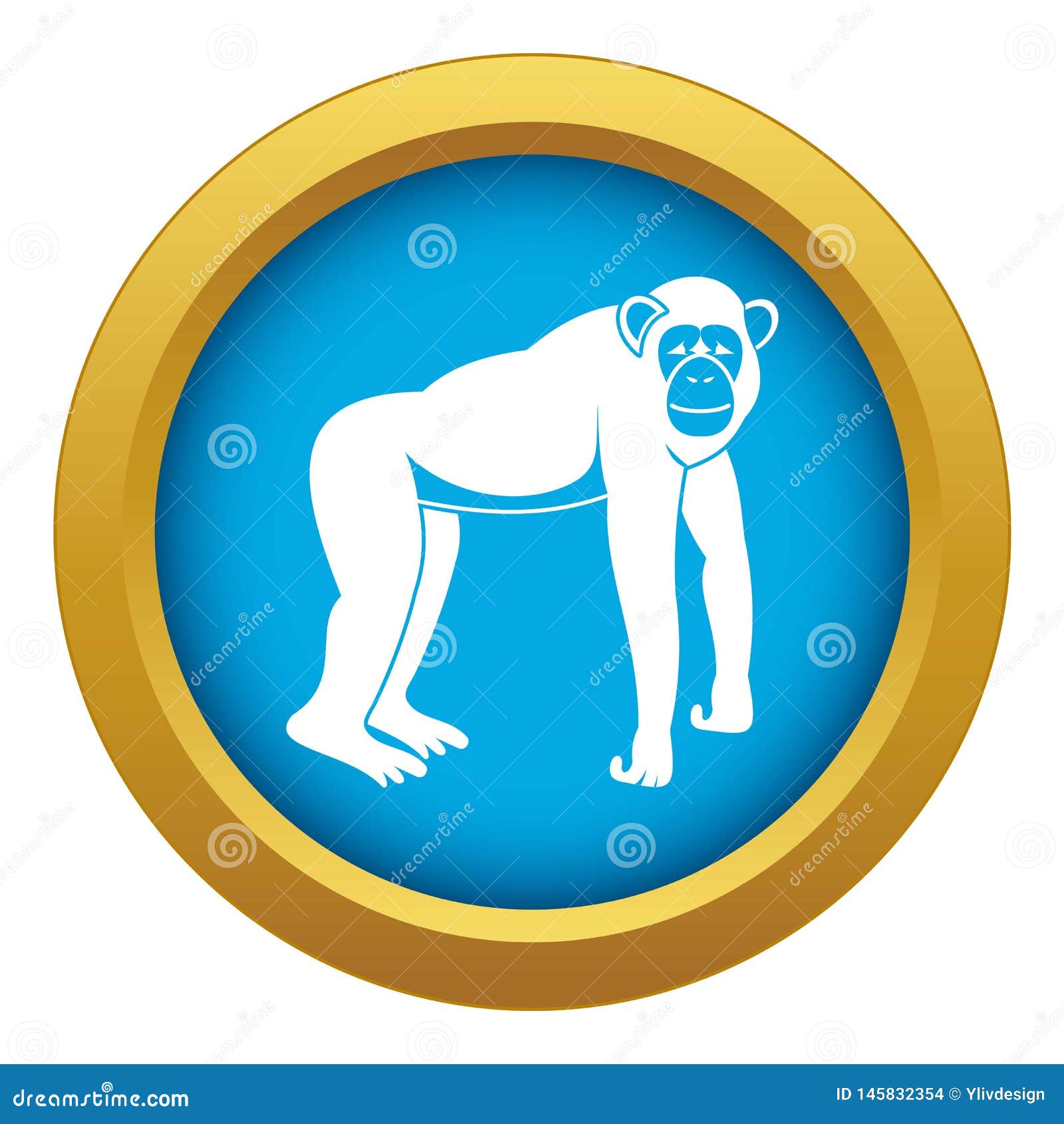 Chimpanzee Icon. Trendy Chimpanzee Logo Concept On White Background ...