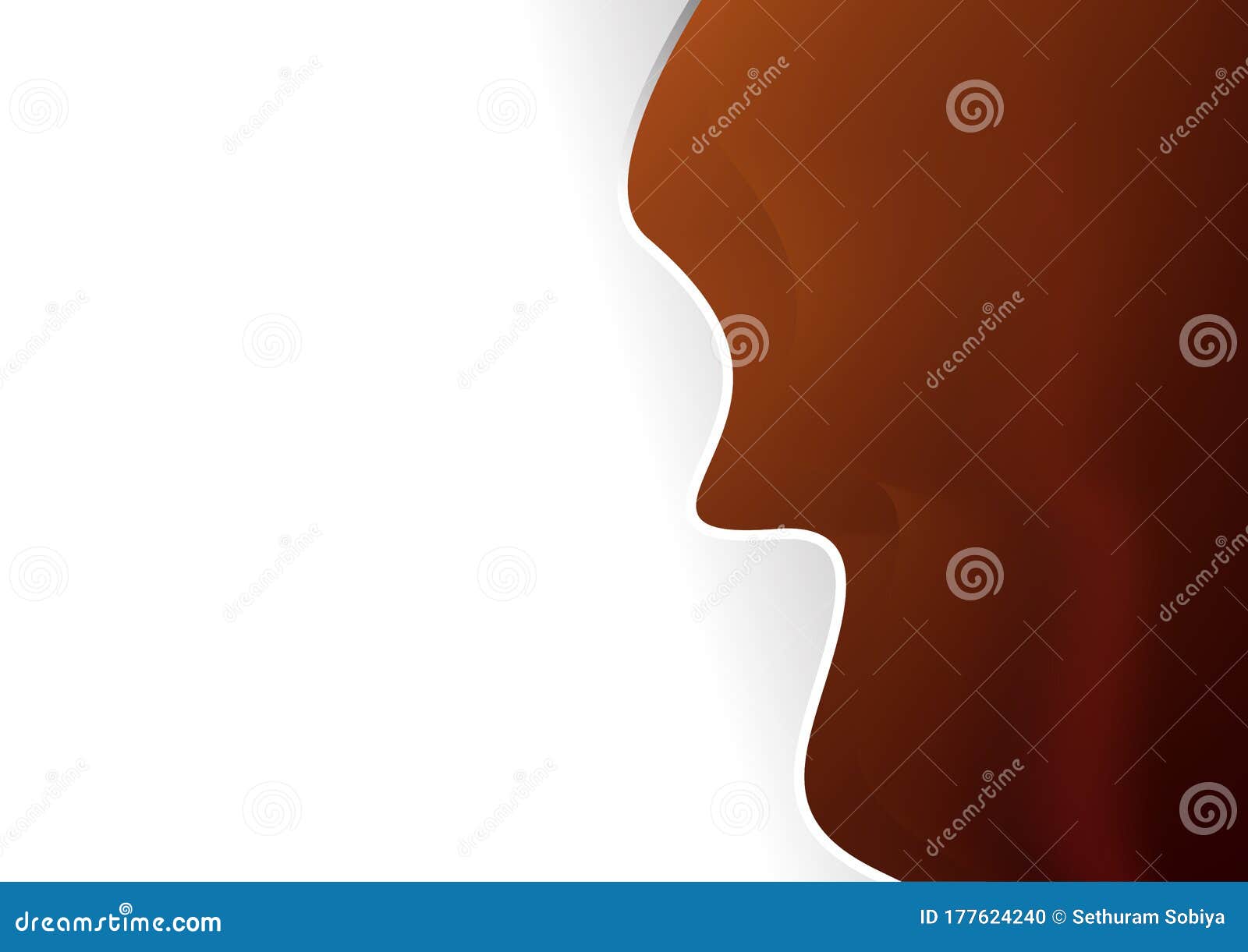 Chin Head Element Background Vector Illustration Design Stock Vector ...
