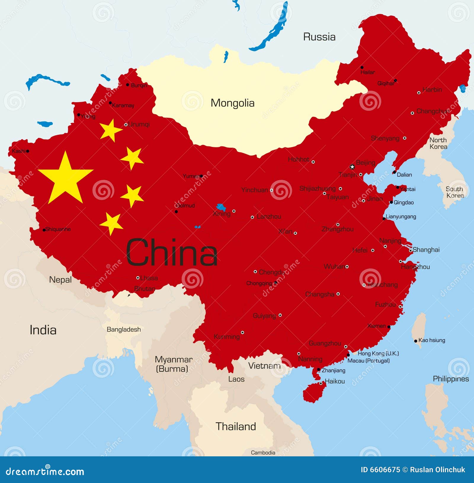 China stock vector. Illustration of east, west, network - 6606675