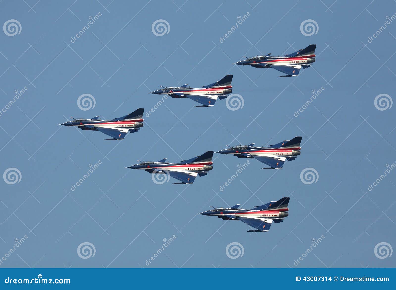 China Air Force J10 Flying in Group Editorial Stock Image - Image of ...