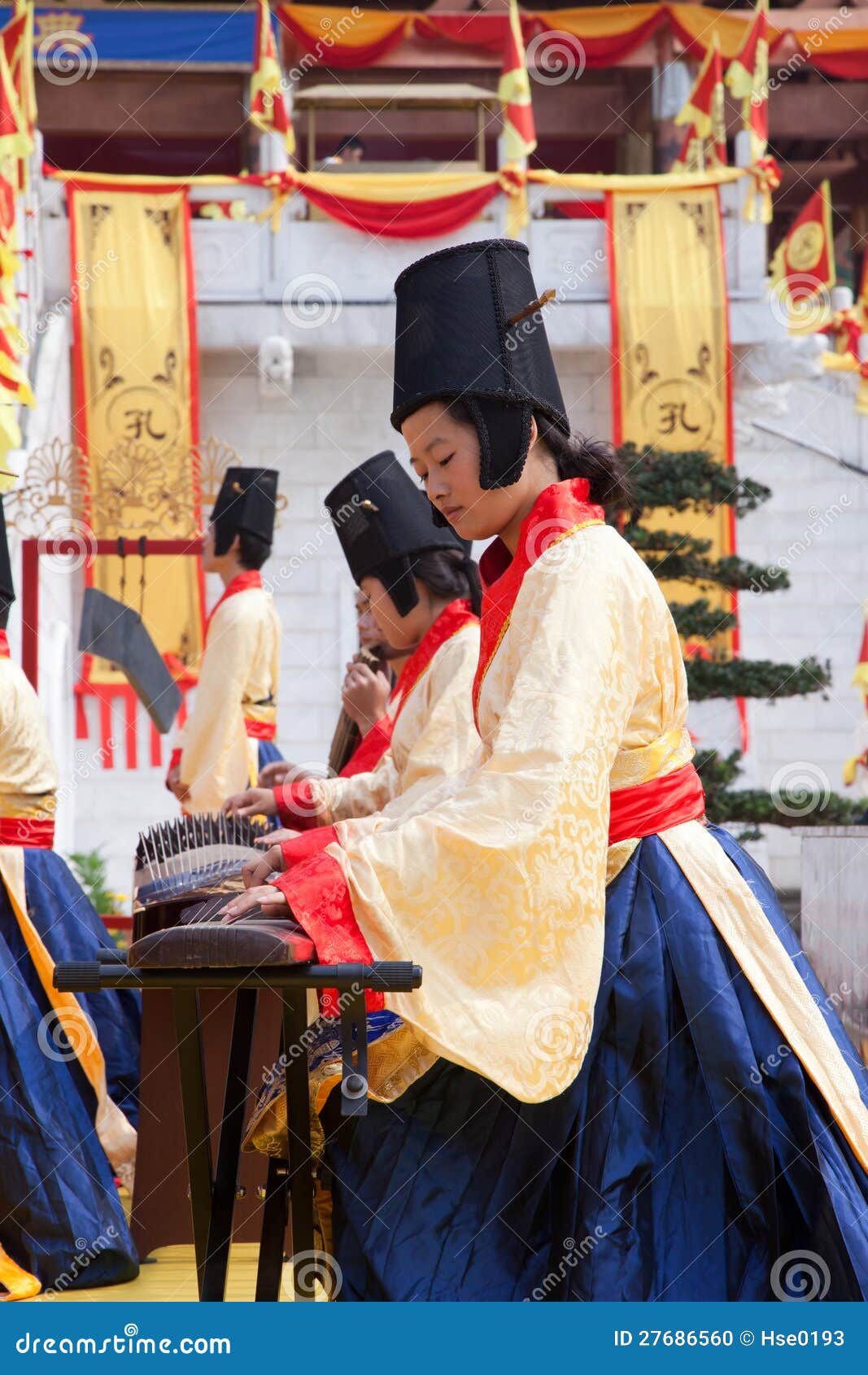 China Ancient Court Musician Editorial Image - Image of activity ...