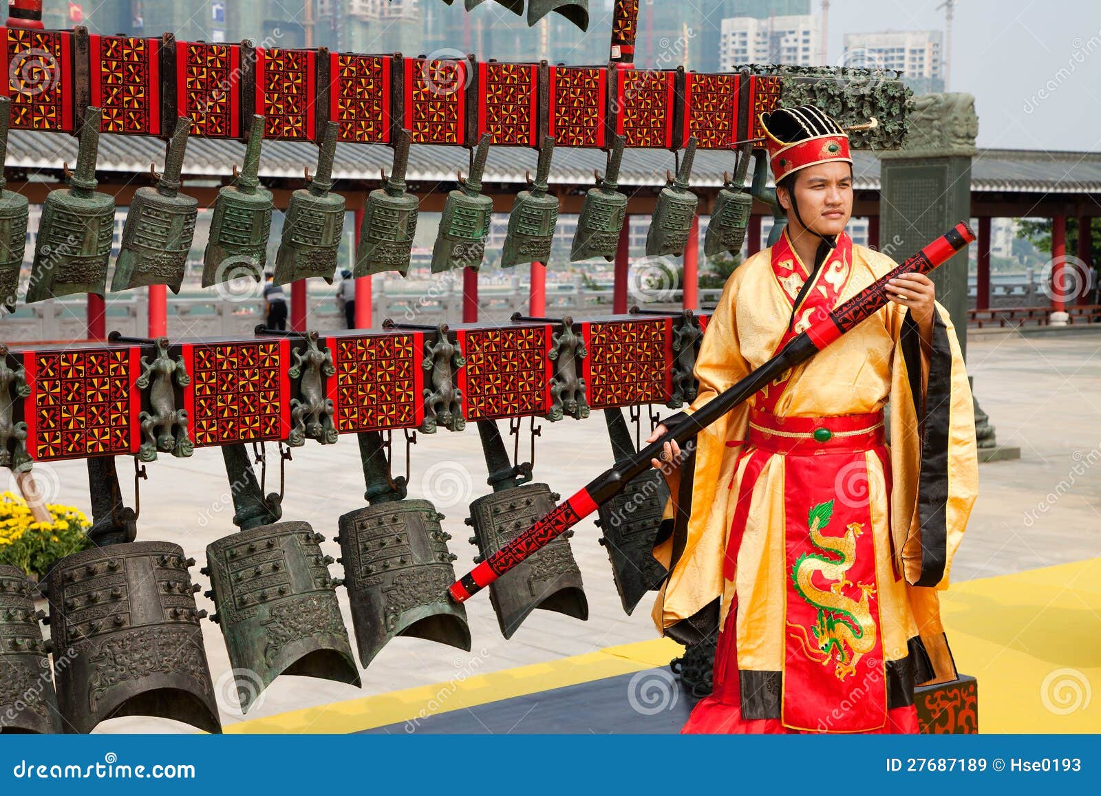 China Ancient Court Musician Editorial Stock Image - Image of music ...