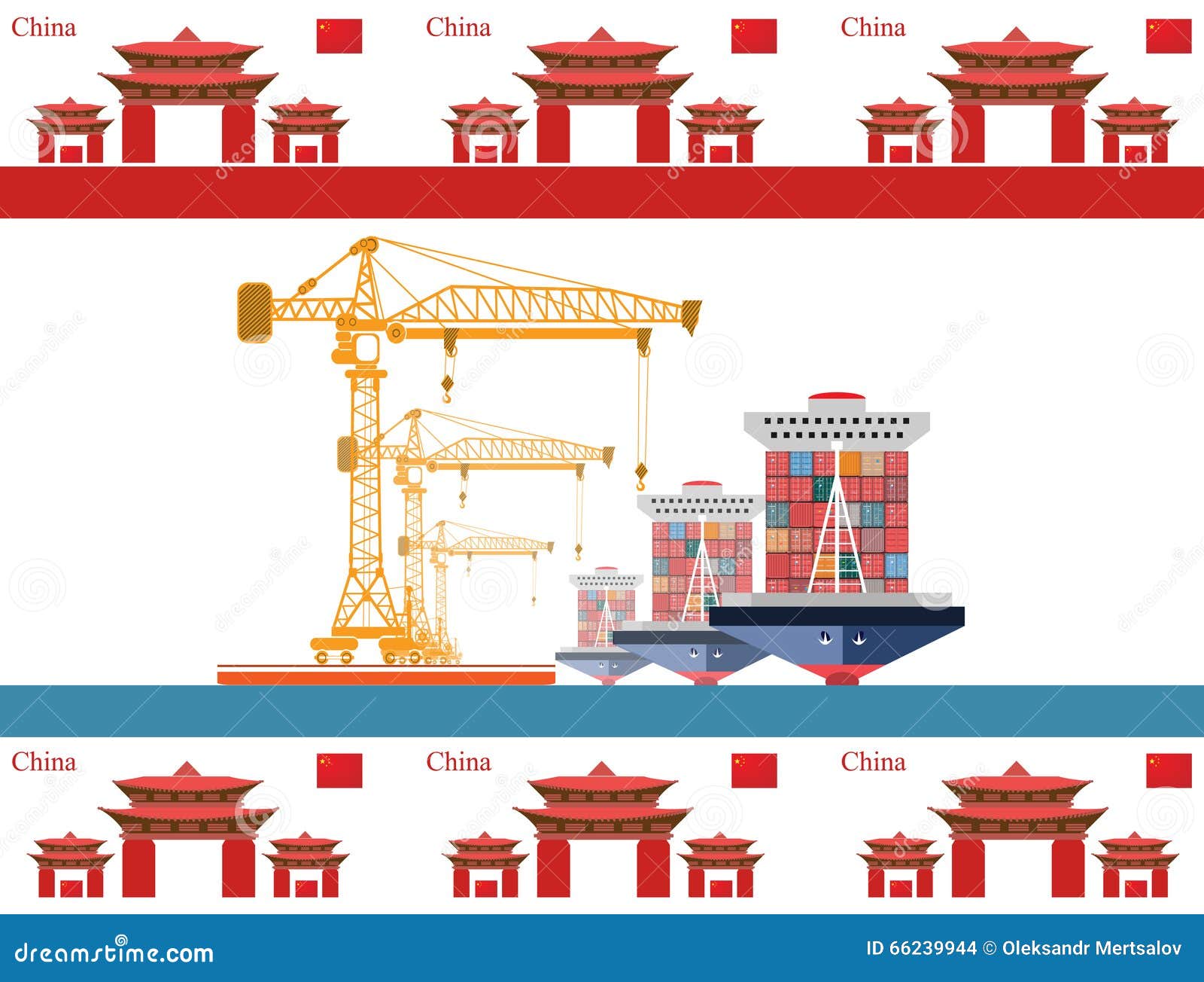 China Background Abstract Illustration Stock Vector - Illustration of ...