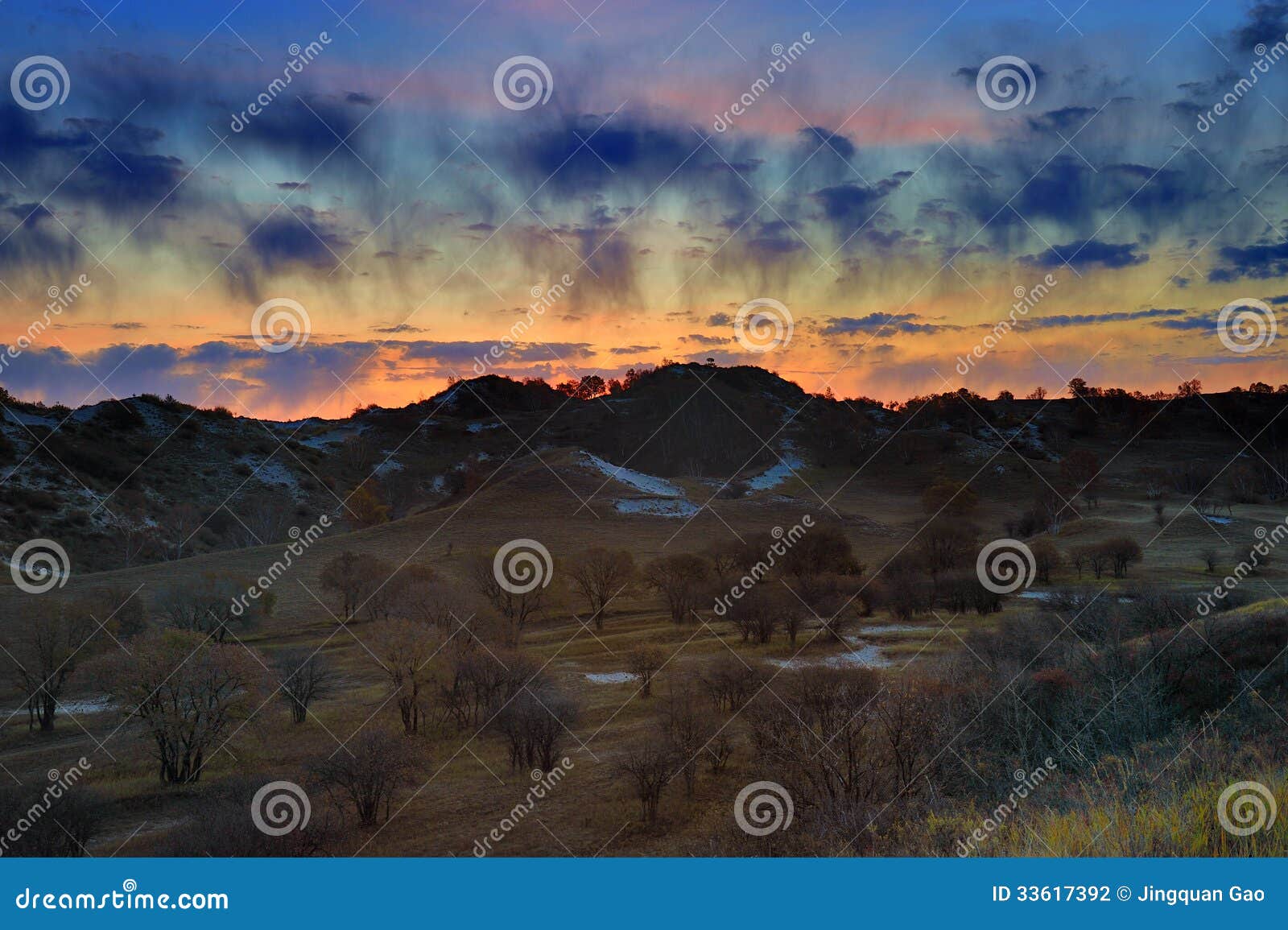 China Bashang Grassland Scenery Stock Photo - Image of park, bush: 33617392