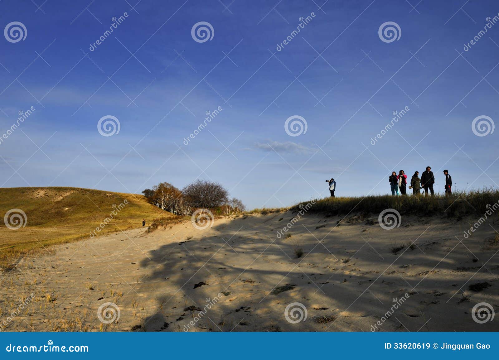 China Bashang Grassland Scenery Stock Image - Image of peak, morning ...