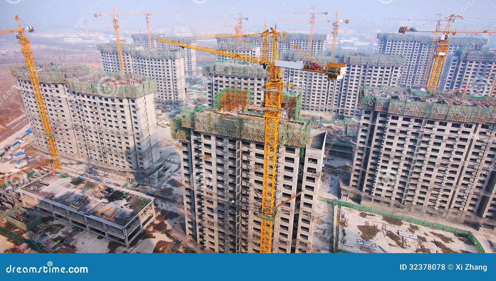 China-Bau stockfoto. Bild von zustand, himmel, kran, stahl - 32378078