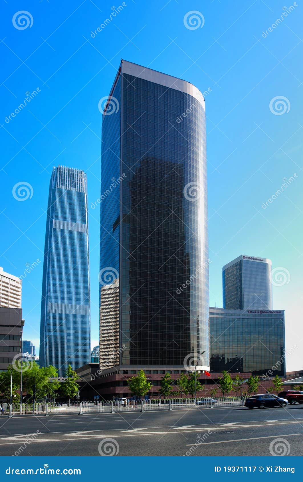 China Beijing CBD Buildingï¼Œ Skyscraper Editorial Photography - Image ...