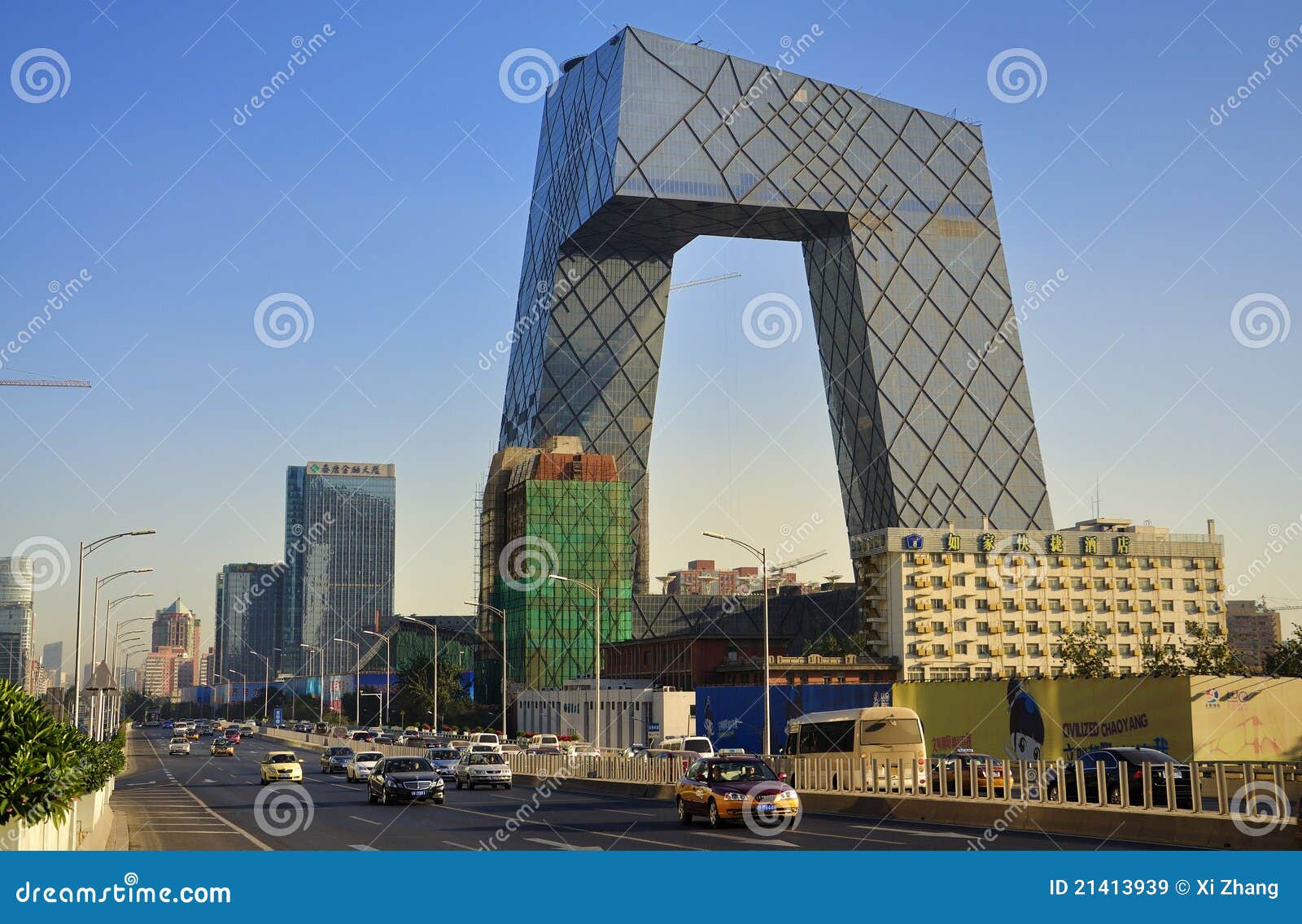 China Beijing CCTV Tower editorial stock image. Image of economy - 21413939
